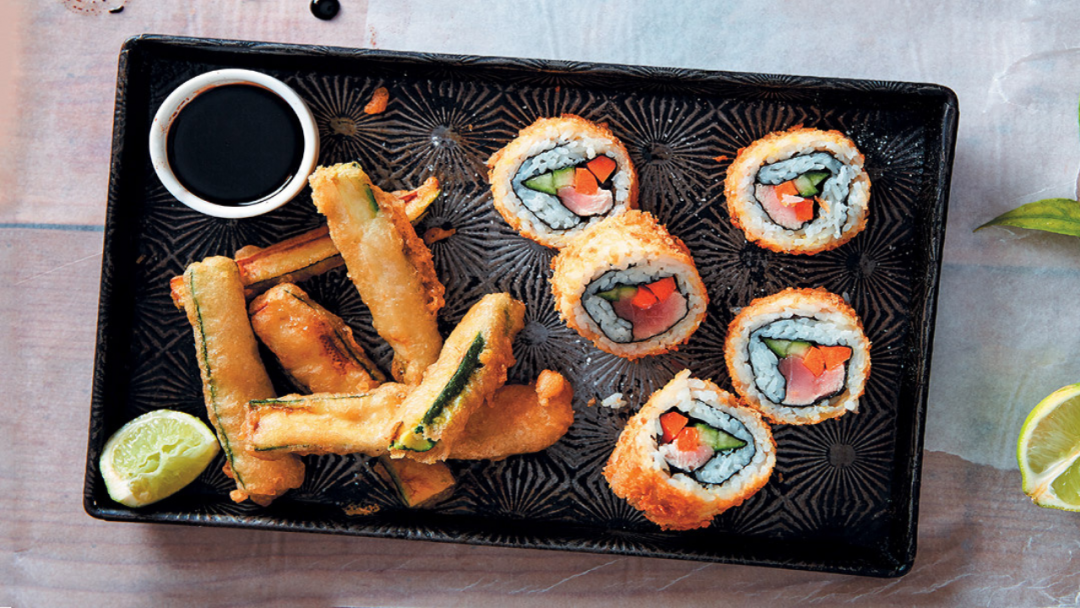 Deep-fried tuna rolls and tempura baby marrow chips – Food & Home Magazine