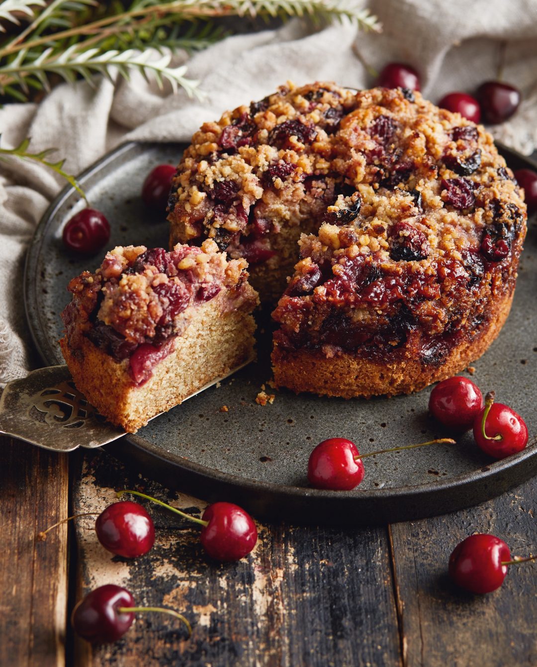 Melissa Delport’s cherry and orange crumble cake – Food & Home Magazine