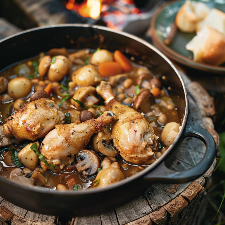 Chicken, mushroom and biltong potjie – Food & Home Magazine