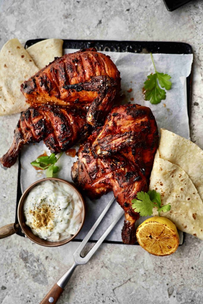 Delicious Tandoori chicken with roti and raita – Food & Home Magazine